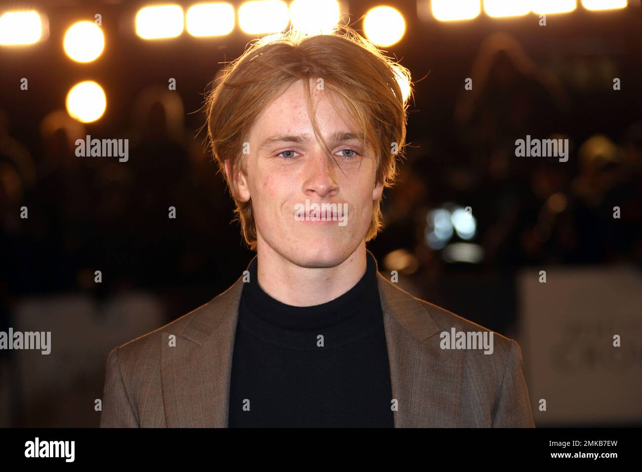 Actor Louis Hofmann poses for photographers upon arrival at the ...