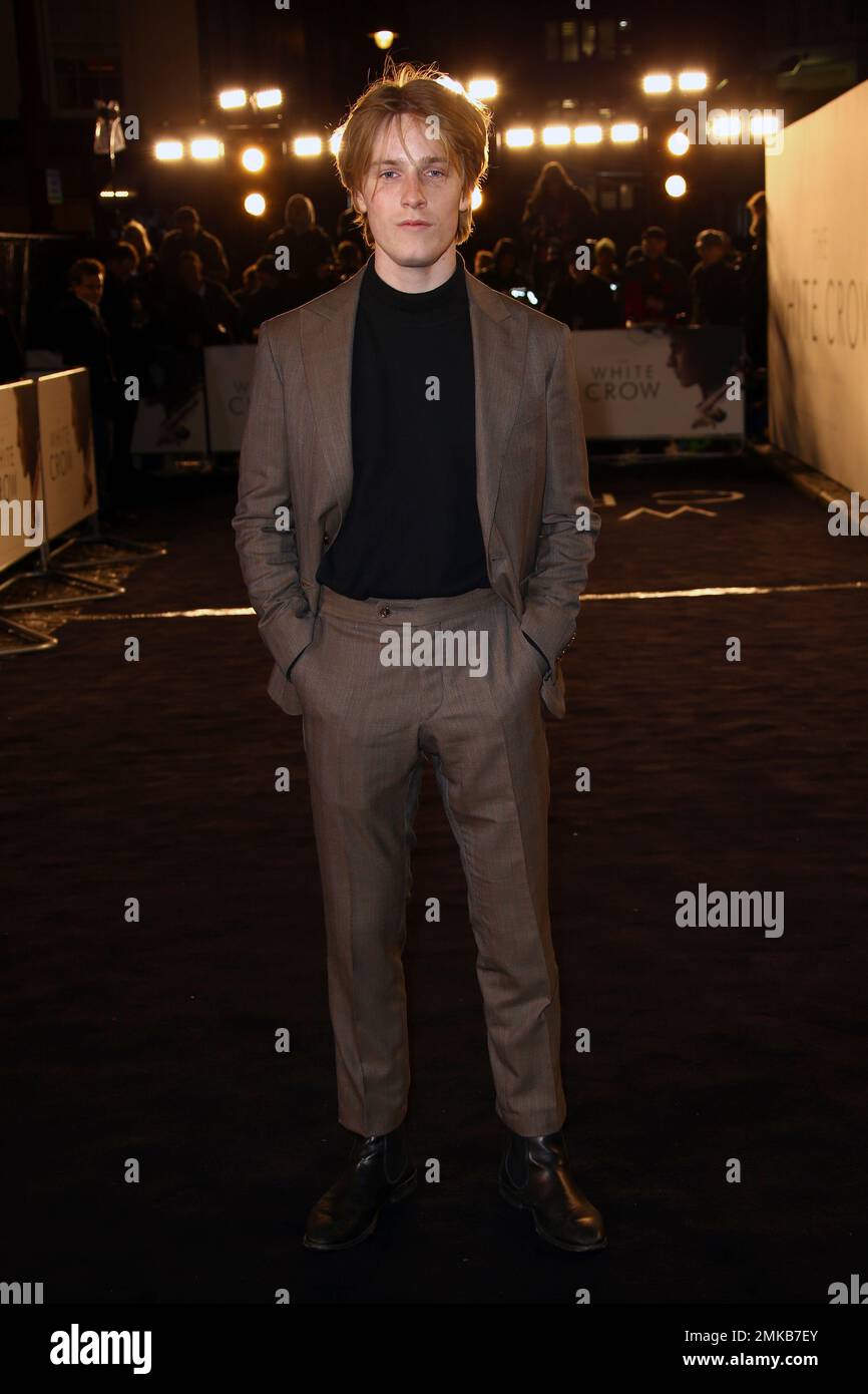 Actor Louis Hofmann poses for photographers upon arrival at the ...