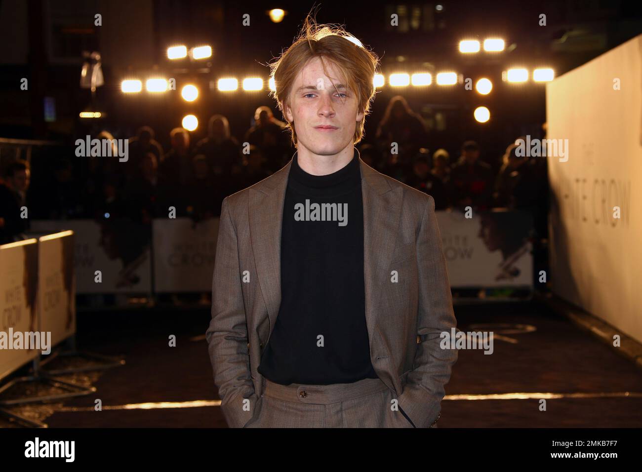 Actor Louis Hofmann poses for photographers upon arrival at the ...