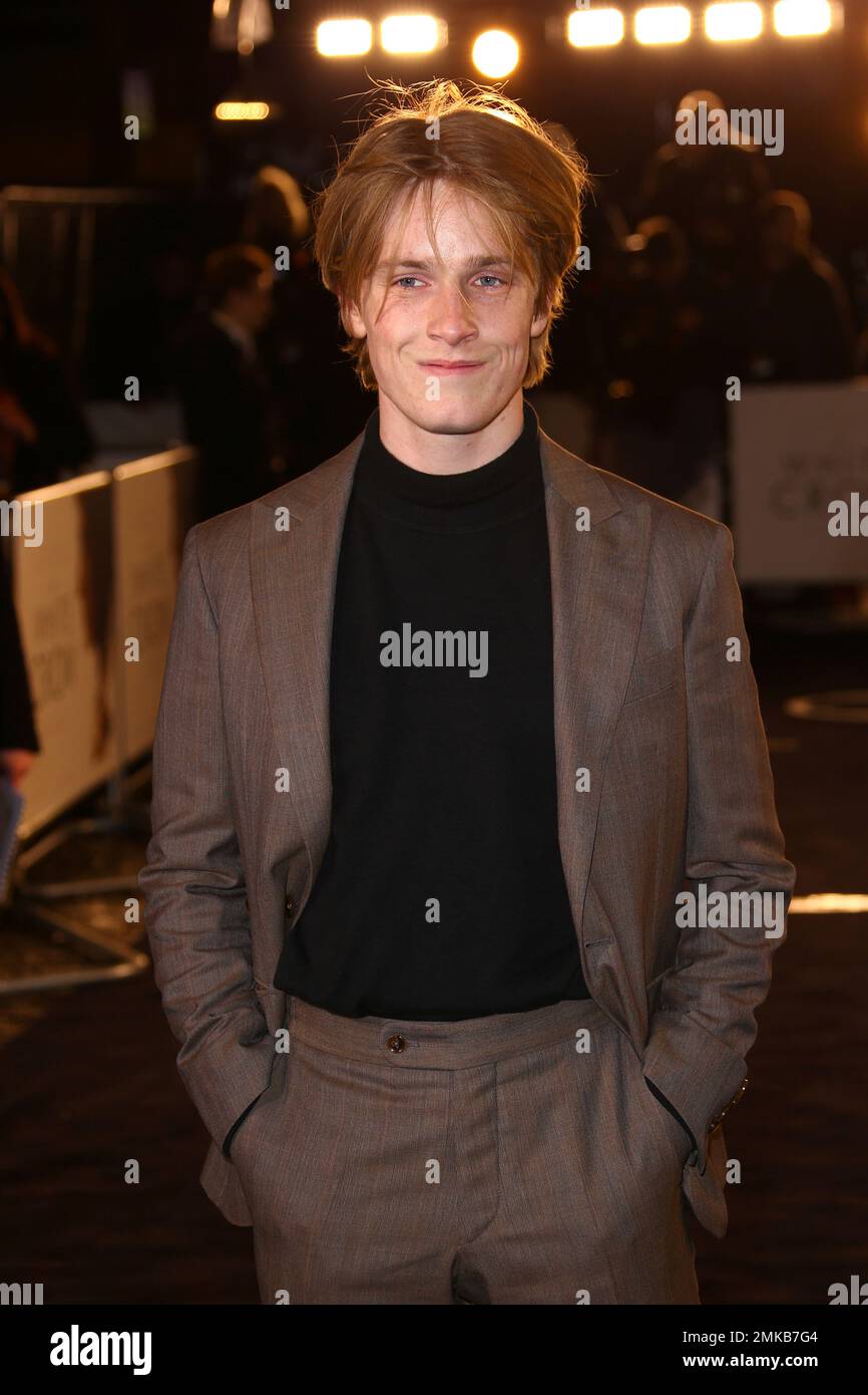 Actor Louis Hofmann poses for photographers upon arrival at the ...
