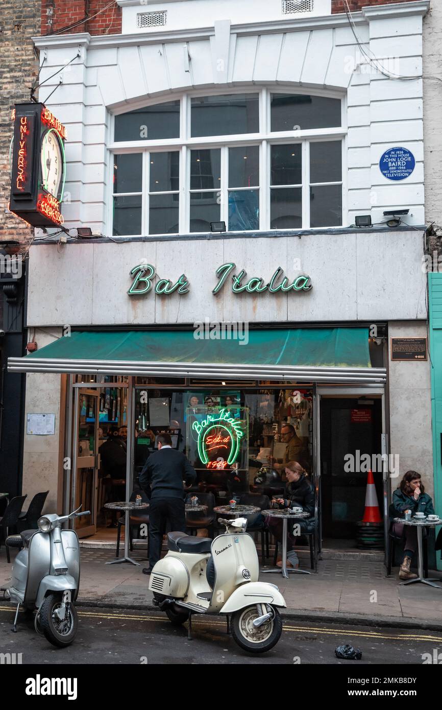 London, UK. 26 January, 2023. The Bar Italia is pictured in Frith ...
