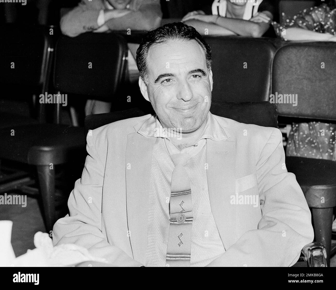 State Sen. Henry Gonzalez of San Antonio, Texas, wears a weary smile ...
