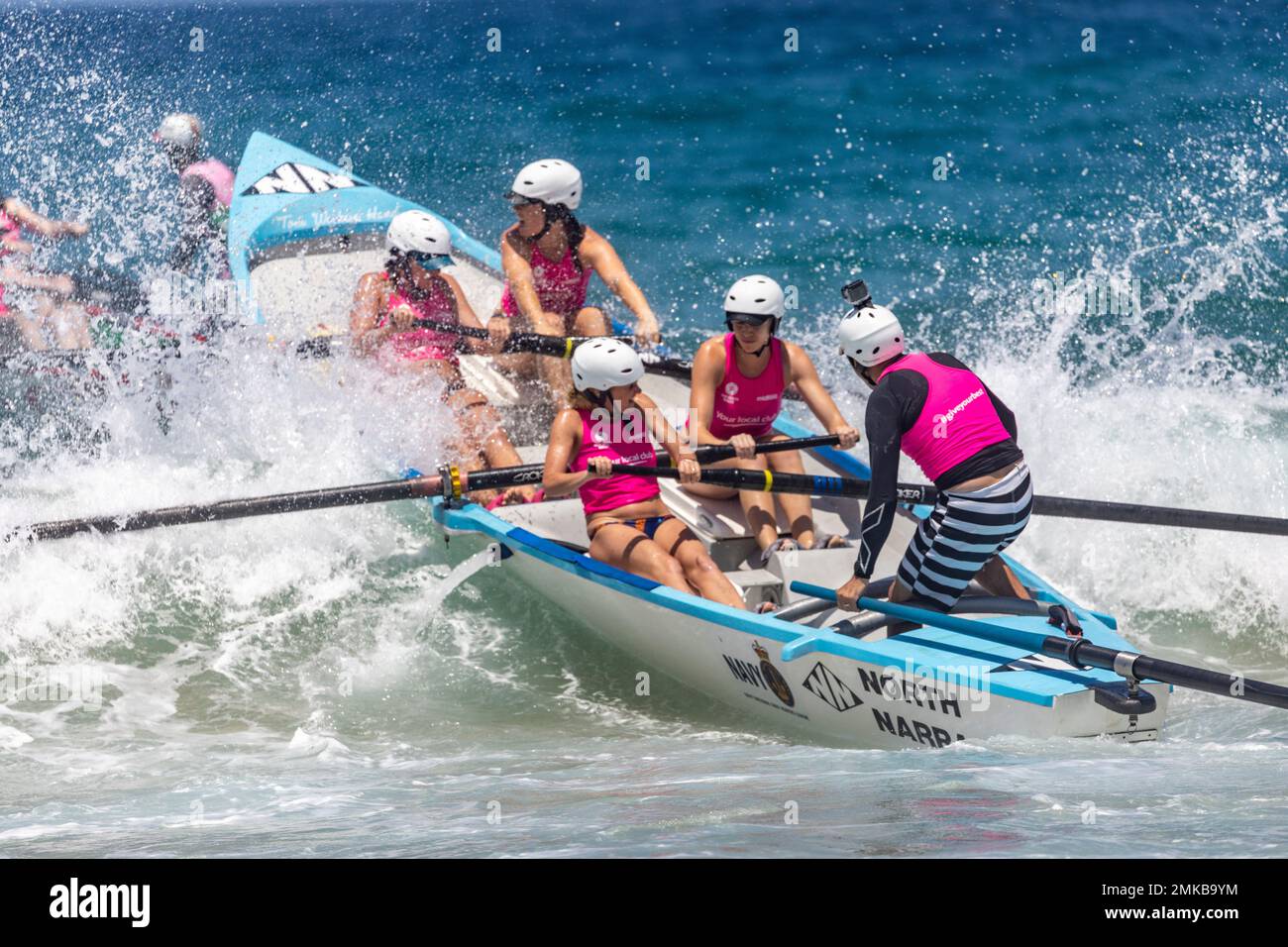 Sydney Northern beaches surfboat carnival at North Narrabeen beach ...