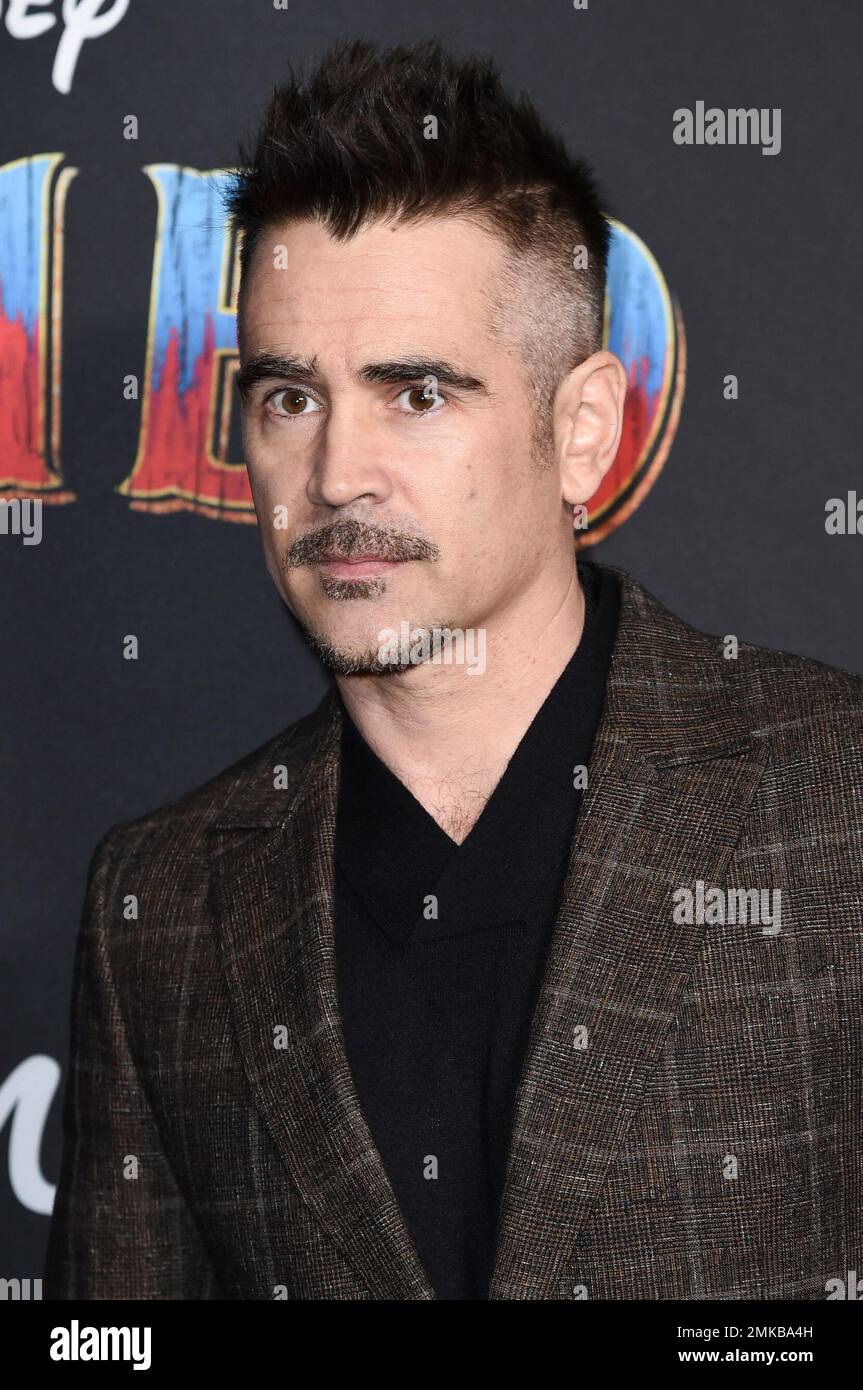 Colin Farrell attends the LA premiere of "Dumbo" at the Dolby Theatre ...