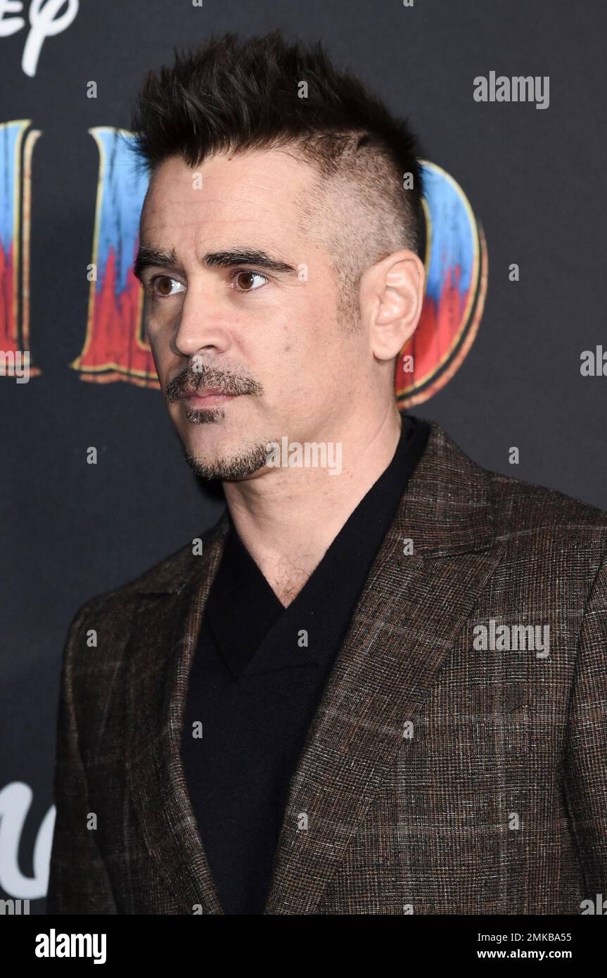Colin Farrell attends the LA premiere of "Dumbo" at the Dolby Theatre ...