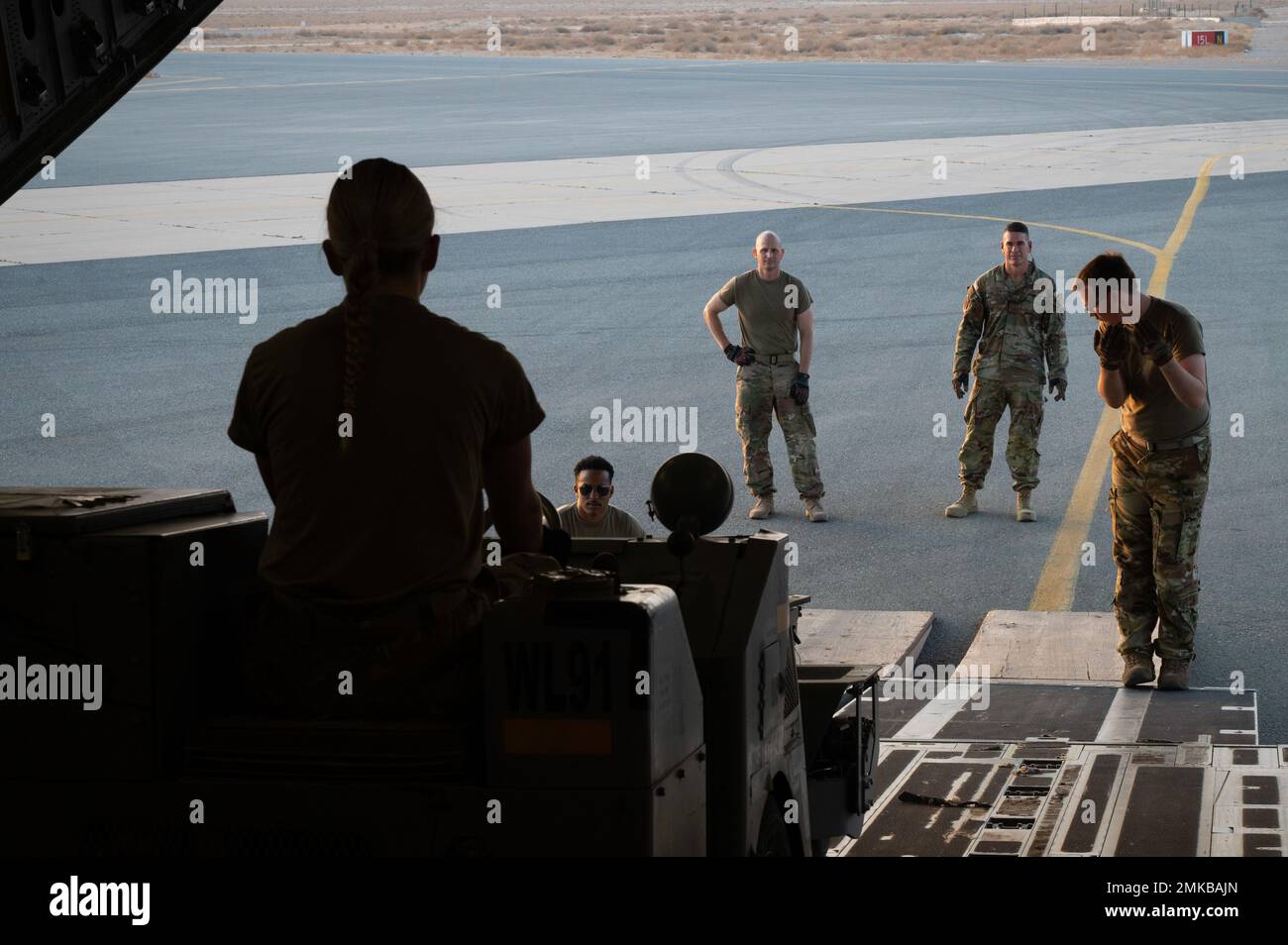 U.S. Air Force Airman 1st Class Josephine Bock, 386th Expeditionary ...