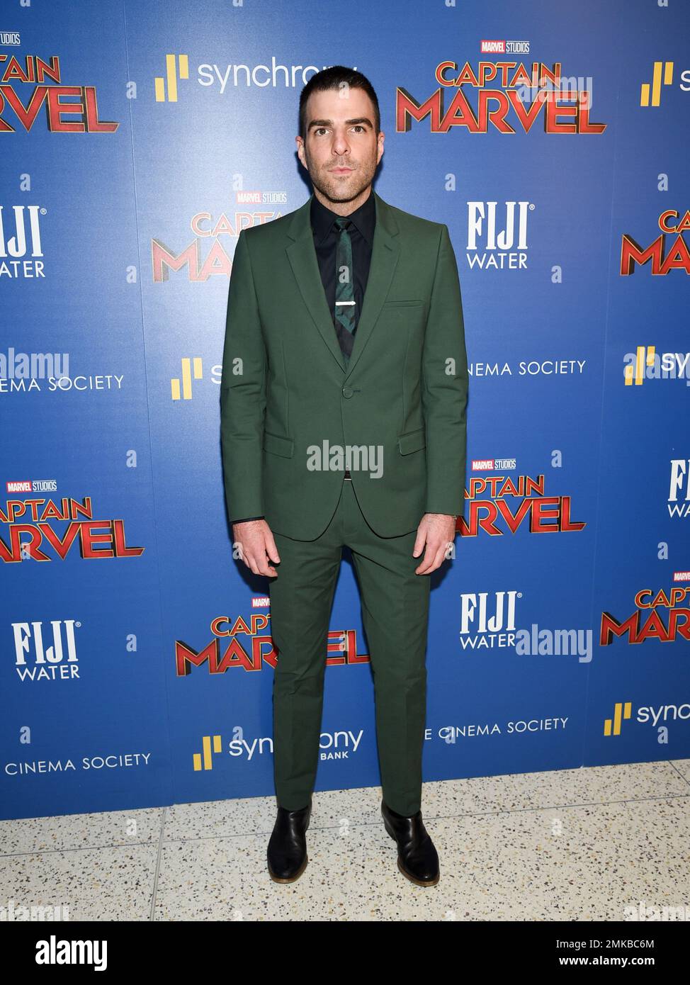 Zachary Quinto attends a special screening of "Captain Marvel", hosted ...