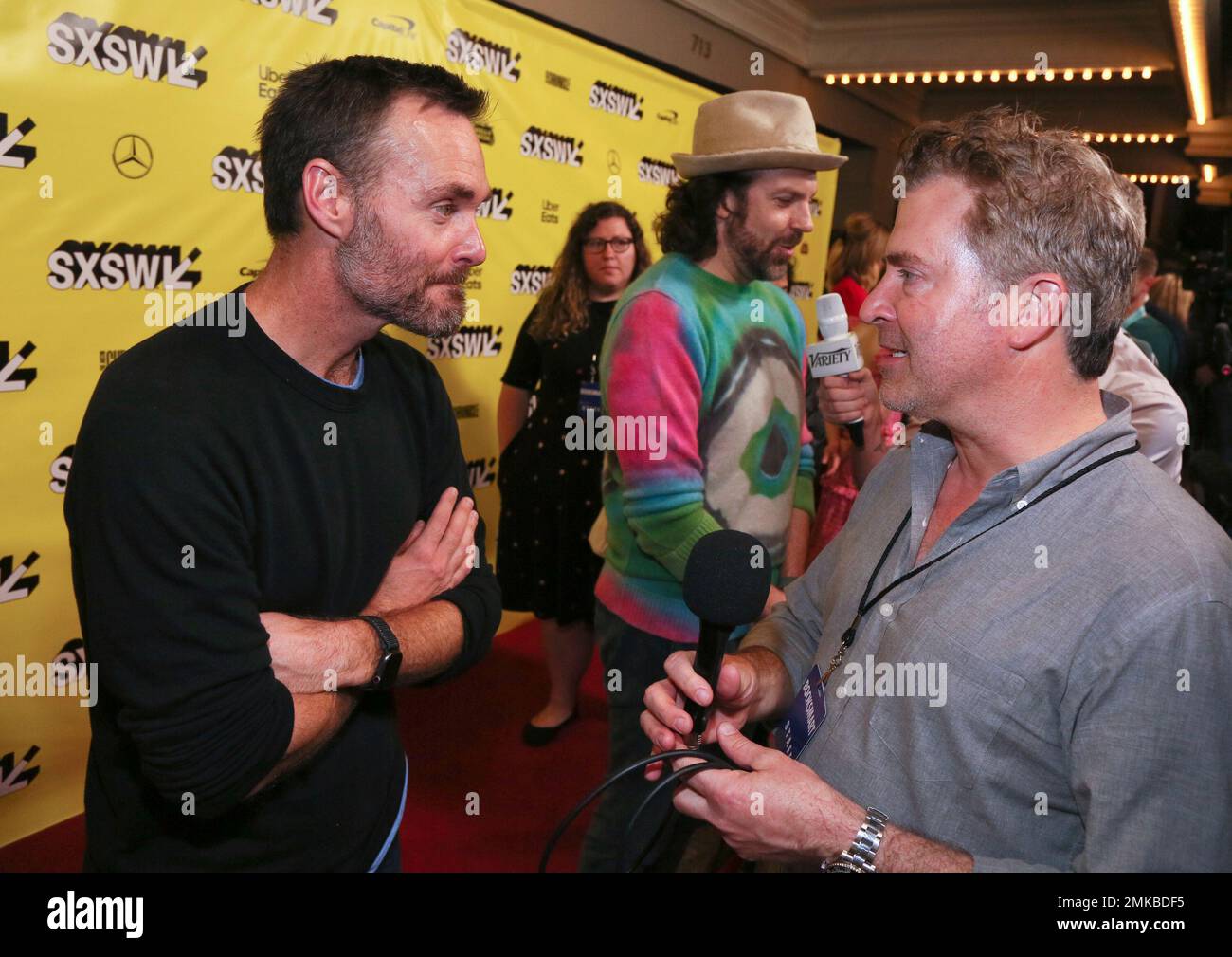 Will Forte, left, arrives for the world premiere of Will Forte, left, arrives for the world premiere of
