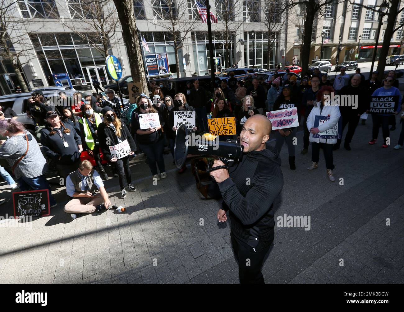 Raleigh, North Carolina, USA. 28th Jan, 2023. Social activist KERWIN ...