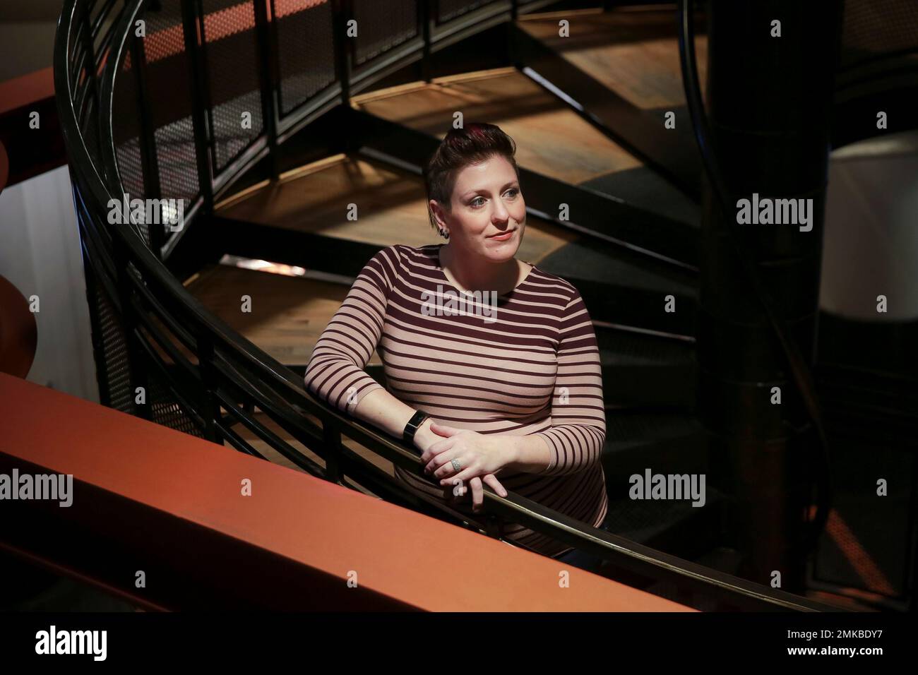 Valarie Regas poses for a photo at Ponce City Market on Wednesday ...