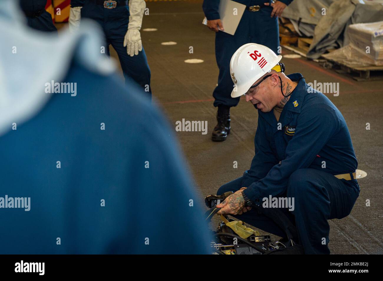 220907-N-RU001-1003 SAN DIEGO (Sept. 7, 2022) Master Chief Damage ...