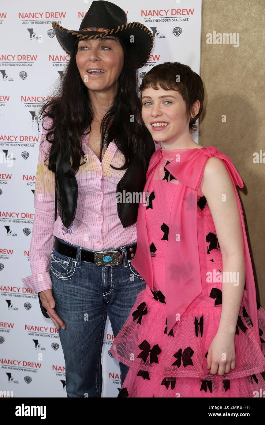 Katt Shea, left, and Sophia Lillis arrive at the World Premiere of ...
