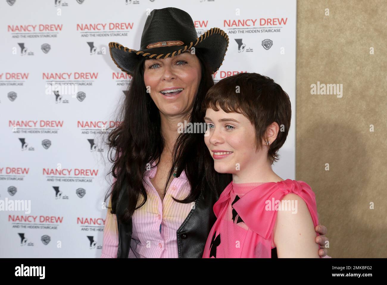 Katt Shea, left, and Sophia Lillis arrive at the World Premiere of ...