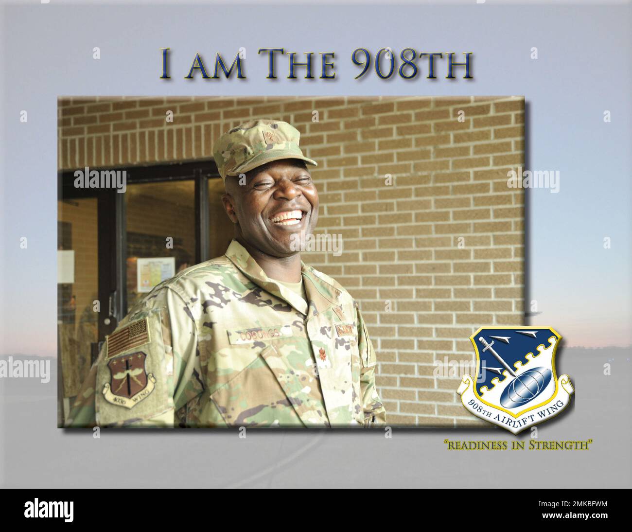 Maj. Bitrus Cobongs is the wing chaplain for the 908th Airlift Wing ...