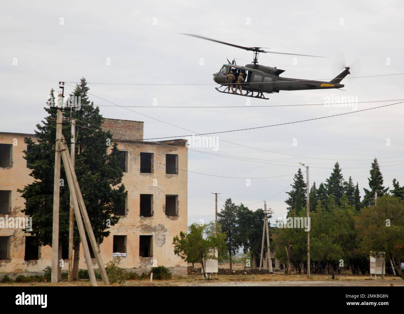 An AH-64 Apache helicopter with 1st Battalion, 3rd Aviation Regiment (Attack Reconnaissance ...