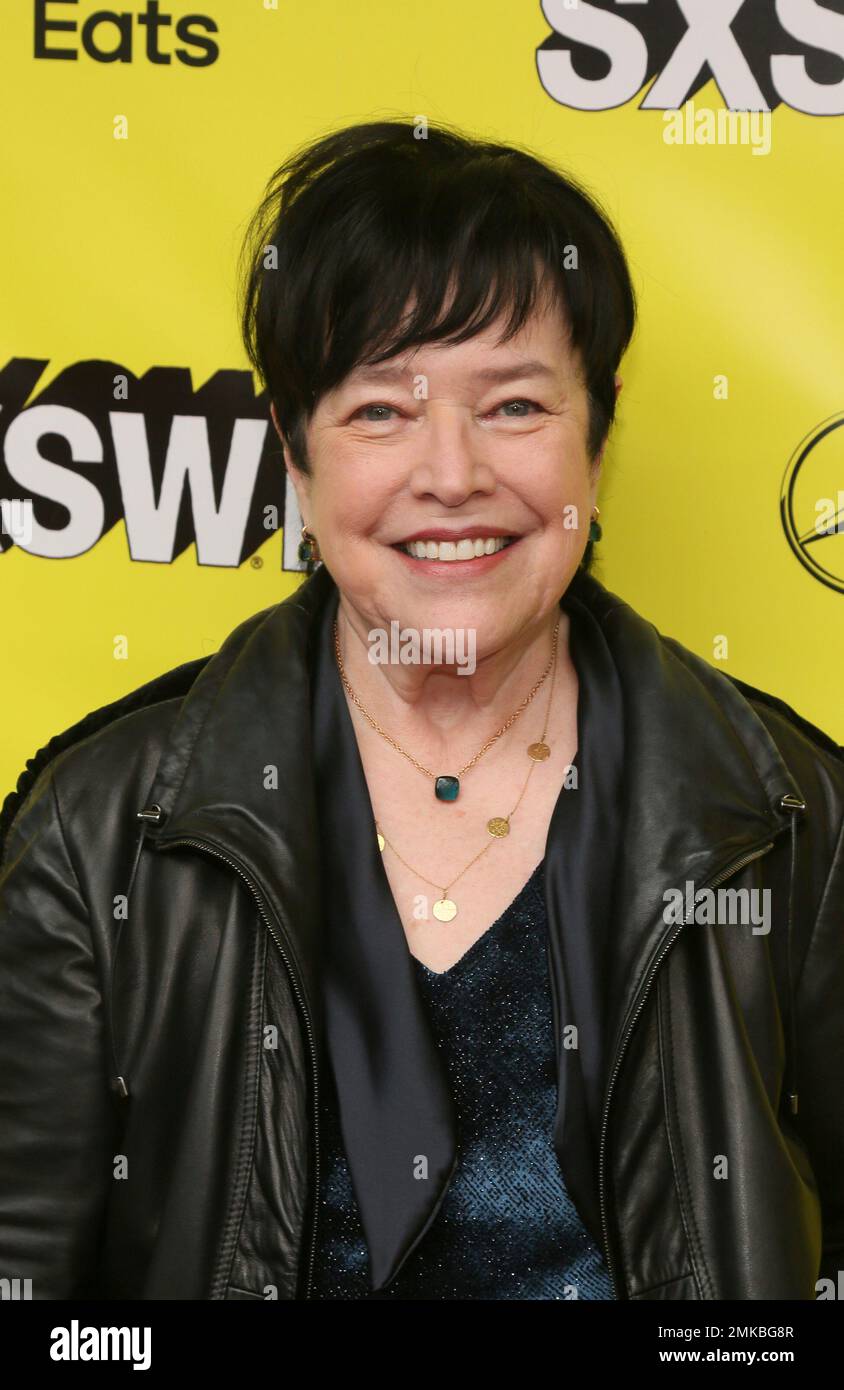 Kathy Bates arrives for the world premiere of "The Highwaymen" at the ...