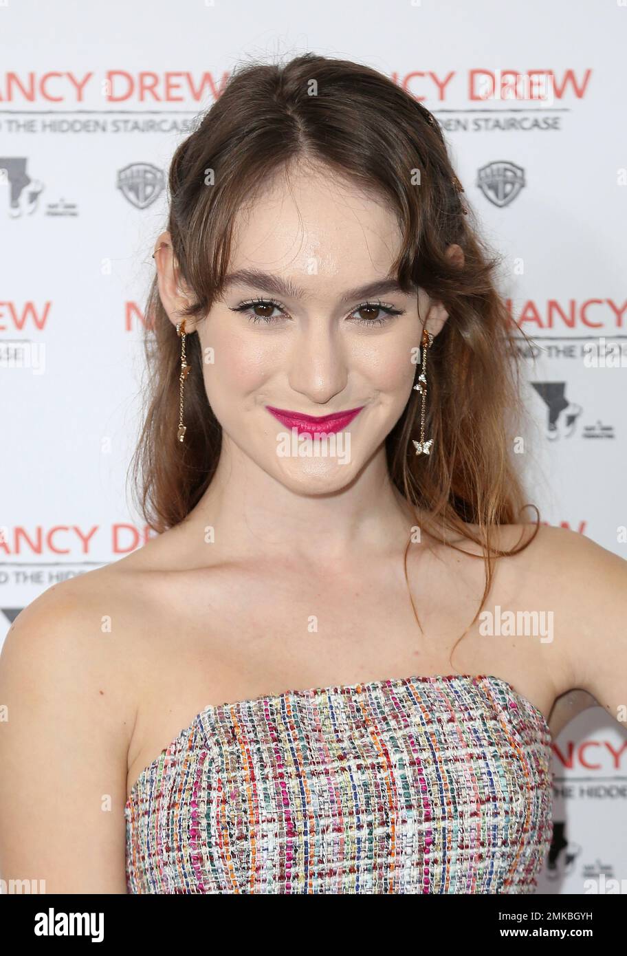 Mackenzie Graham arrives at the World Premiere of "Nancy Drew and the Hidden Staircase" at the ...