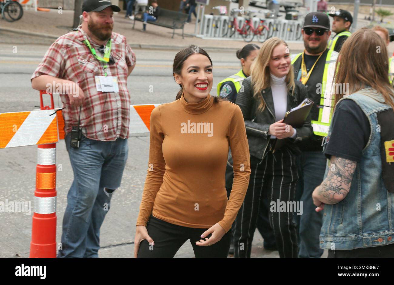 Alexandria Ocasio-Cortez arrives for the world premiere of "Knock Down ...