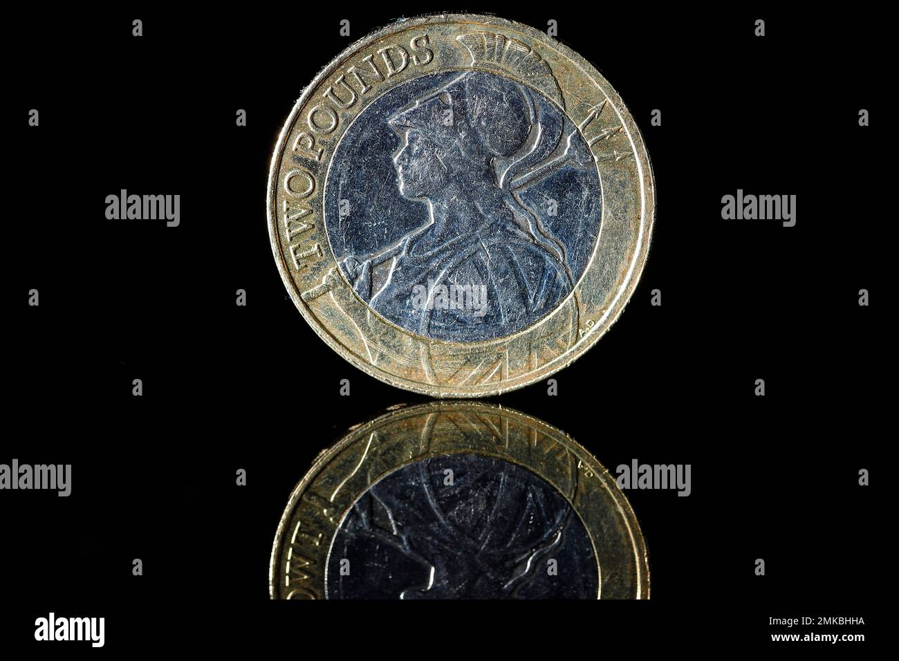 Britannia commemorative coin hi-res stock photography and images - Alamy