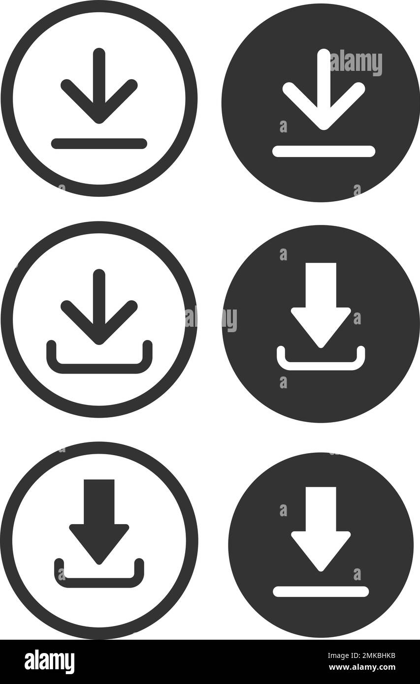Simple Download icon. Download web button. Upload button. Load symbol ... Simple Download icon. Download web button. Upload button. Load symbol ...