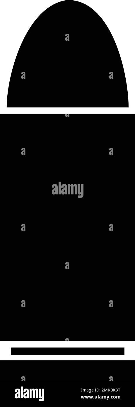 Bullets icon. Gun bullet. Pistol bullet. Cartridge symbol. Ammunition ...