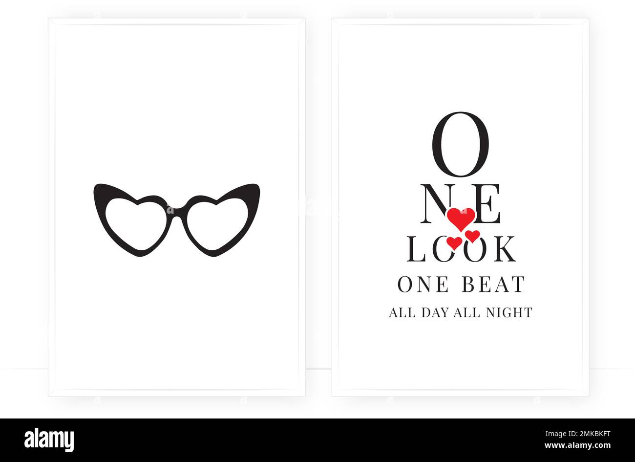 One look one beat, all day and all night, vector. Cat Sunglasses ...