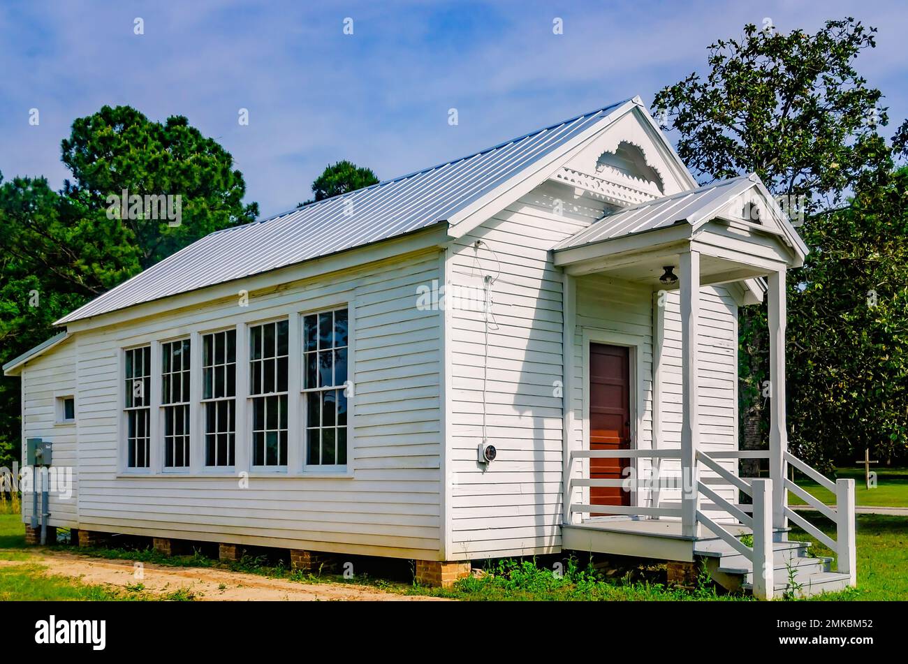 Mon louis island schoolhouse hi-res stock photography and images - Alamy