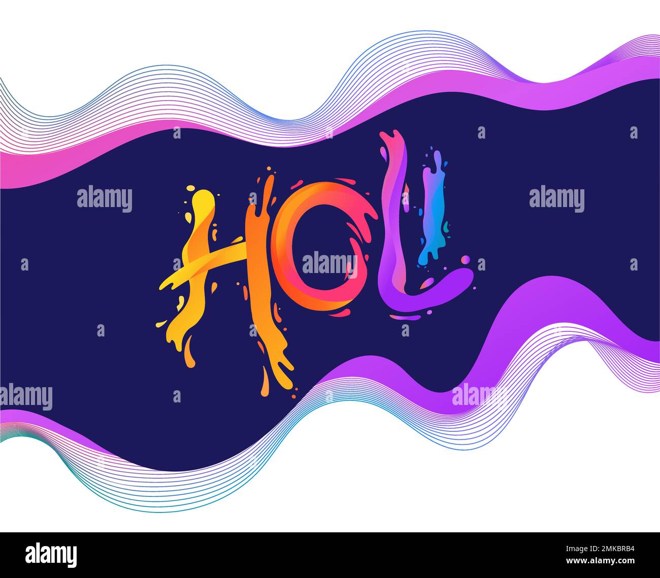 Happy holi event festive Stock Vector Images - Alamy
