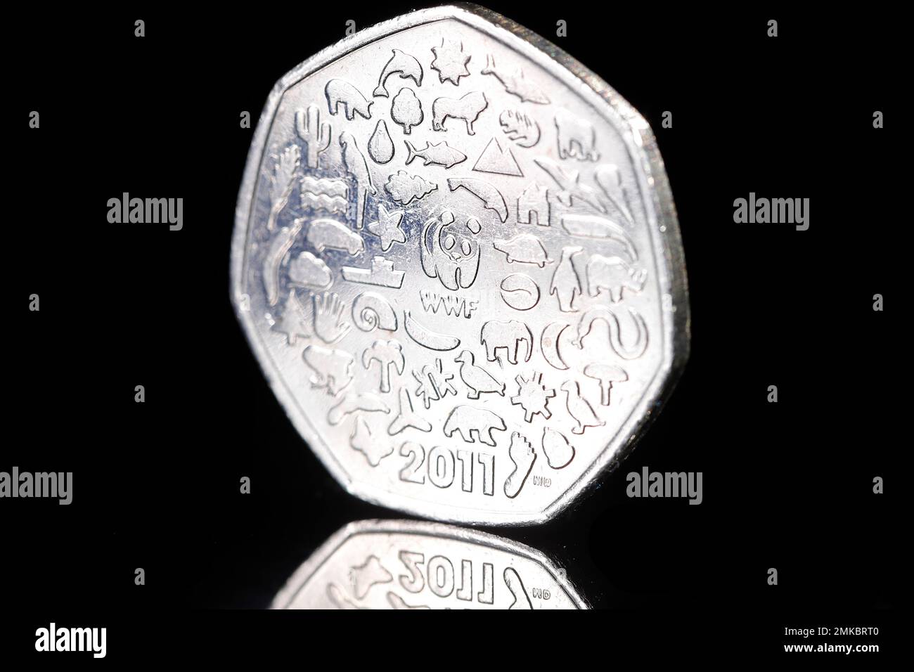 Wwf 50th anniversary coin hi-res stock photography and images - Alamy
