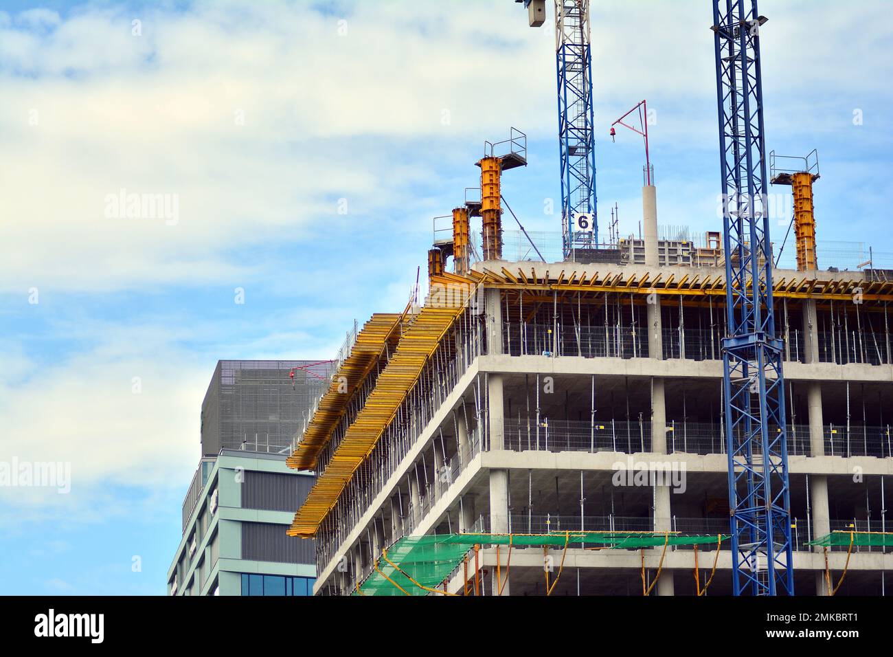 Modern commercial facility under construction Stock Photo - Alamy
