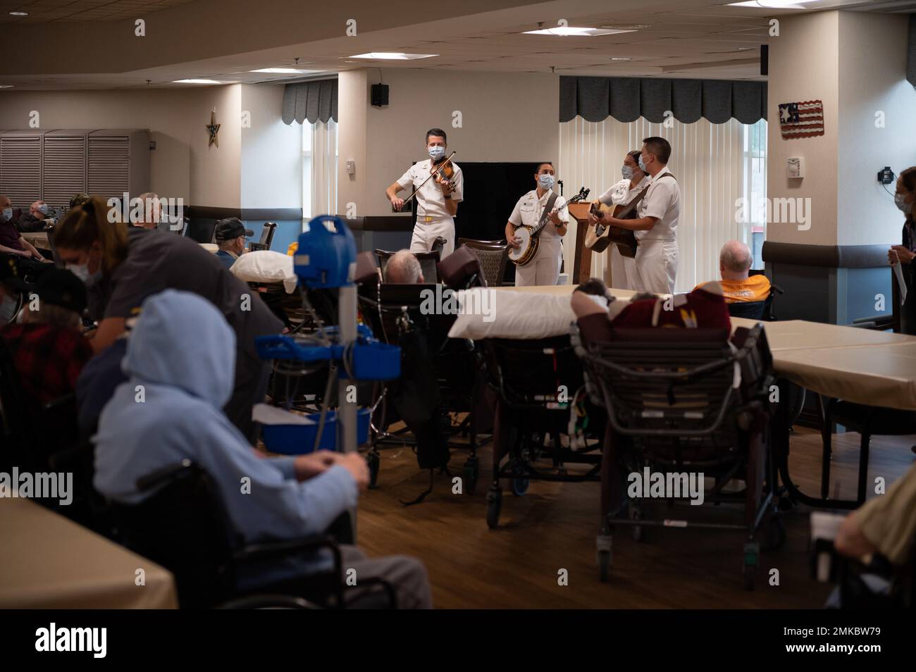 Members of the U.S. Navy Band country/bluegrass ensemble Country ...