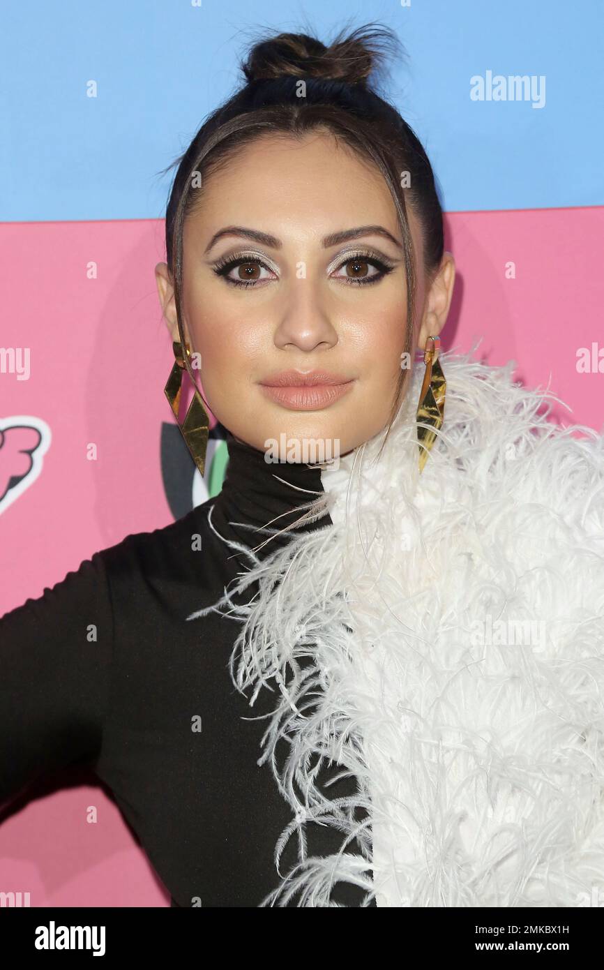 Francia Raisa arrives at the Christian Cowan x The Powerpuff Girls ...
