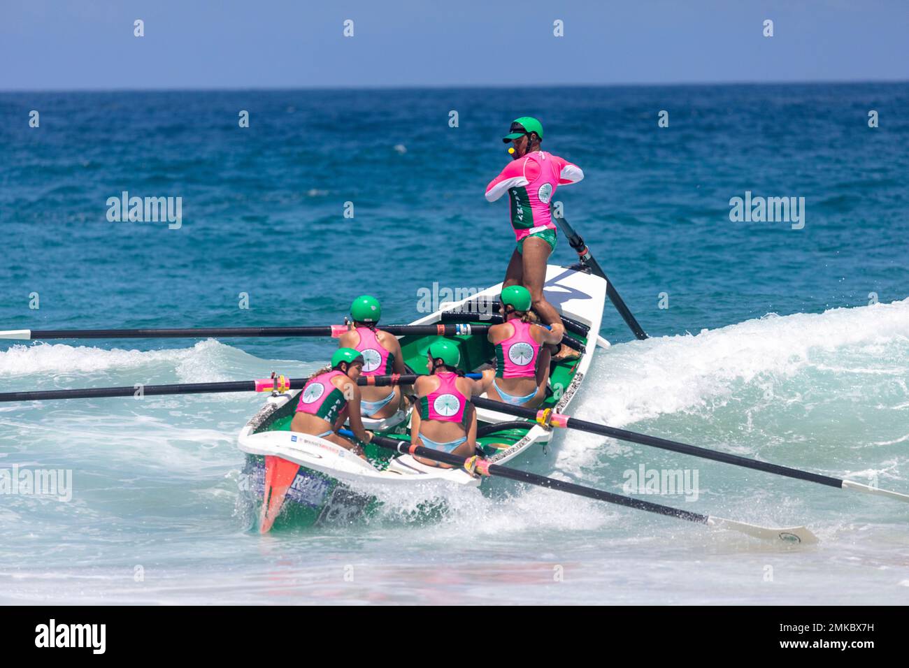 Australian traditional surfboat racing carnival, womens crew for Palm ...
