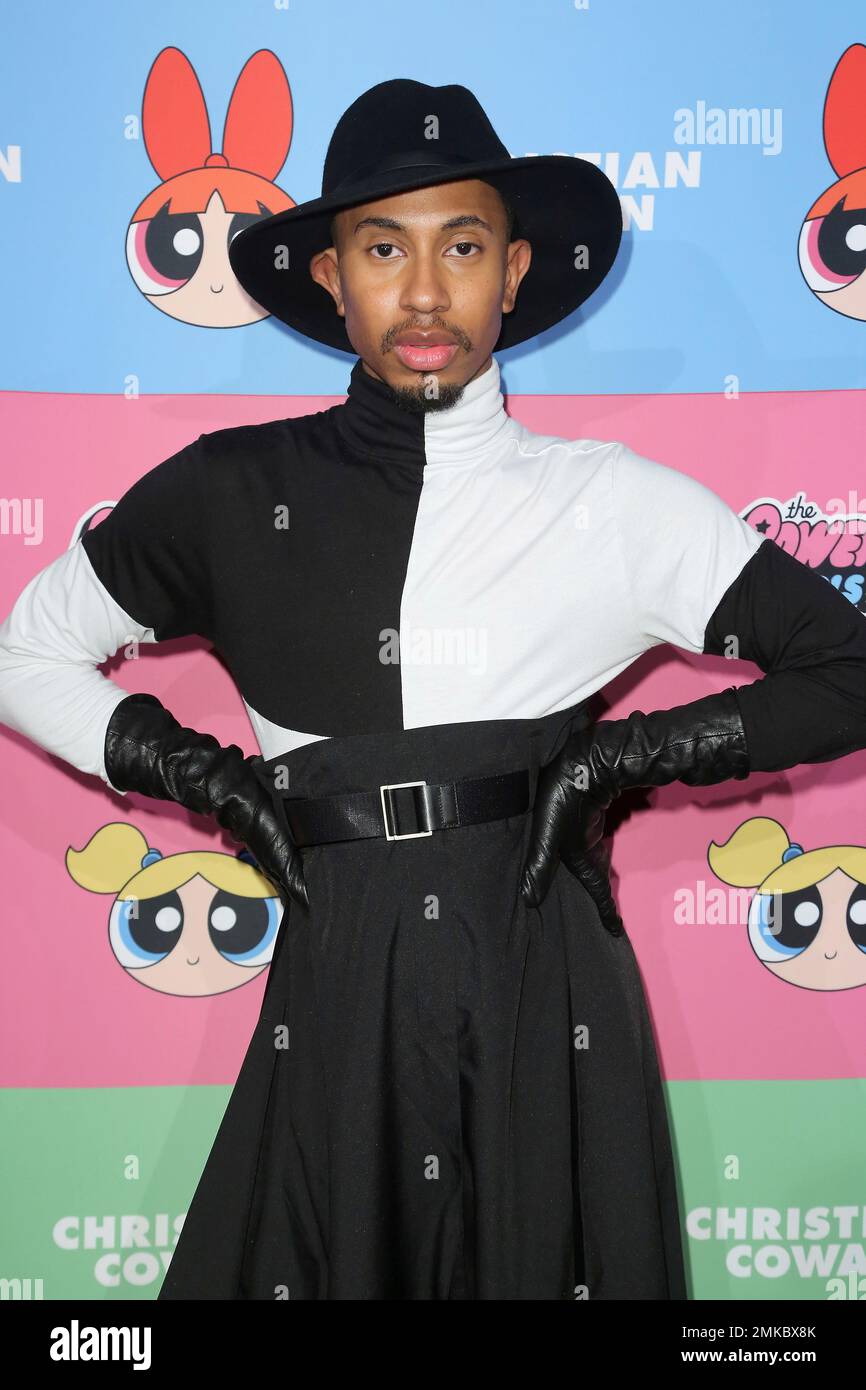 Kalen Allen arrives at the Christian Cowan x The Powerpuff Girls ...