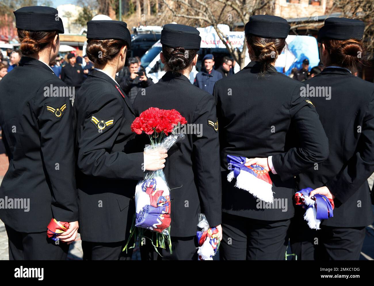 To mark International Women's Day, Turkish female gendarmerie officers ...