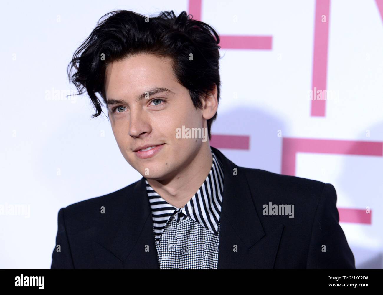 Cole Sprouse arrives at the Los Angeles premiere of "Five Feet Apart ...