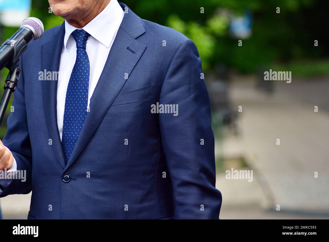 Crowd attending political meeting. Large group of people as audience to ...