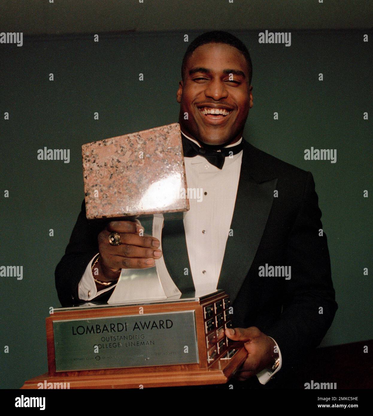 Tracy Rocker defensive tackle for Auburn University, won the Lombardi ...