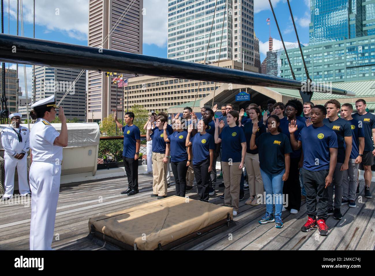 BALTIMORE (Sept. 8, 2022) Rear Adm. Nancy Lacore, Commandant, Naval ...