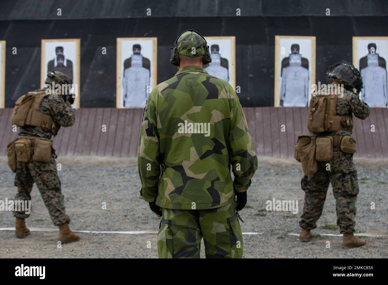 Swedish Marine Cpl. Niklas Karlsson, a coastal ranger with Coastal ...