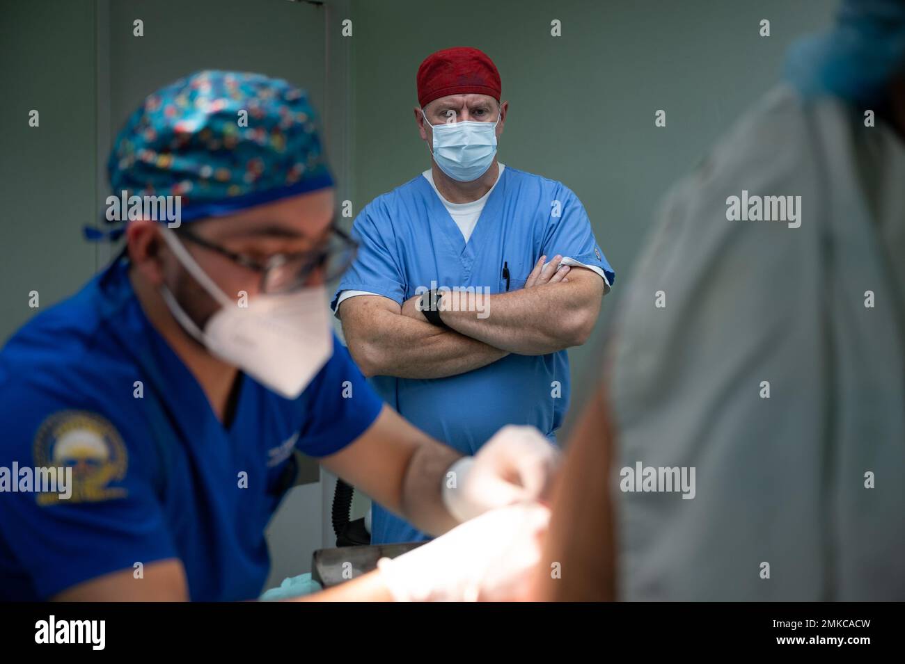 U.S. Air Force Capt. Eric Vinson, a certified registered nurse ...