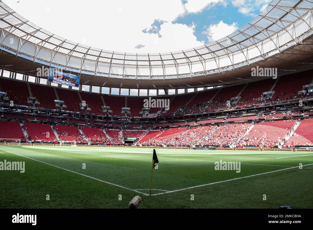BRASÍLIA, DF - JANUARY 28: A general view of Stadium before the Super ...