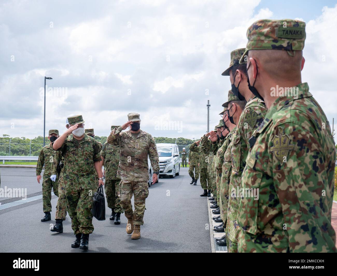 The Japan Ground Self-Defense Force Chief of Staff, Gen. Yoshihide ...