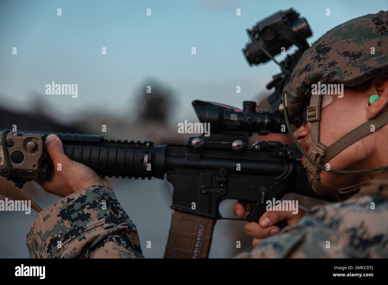 U.S. Marine Corps Pfc. John Lopez, a food service specialist with ...
