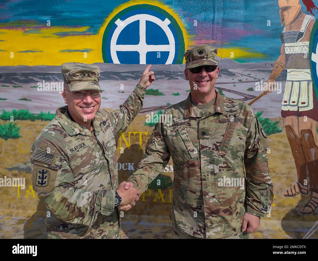 Commanding General of the 35th Infantry Division Maj. Gen. William ...