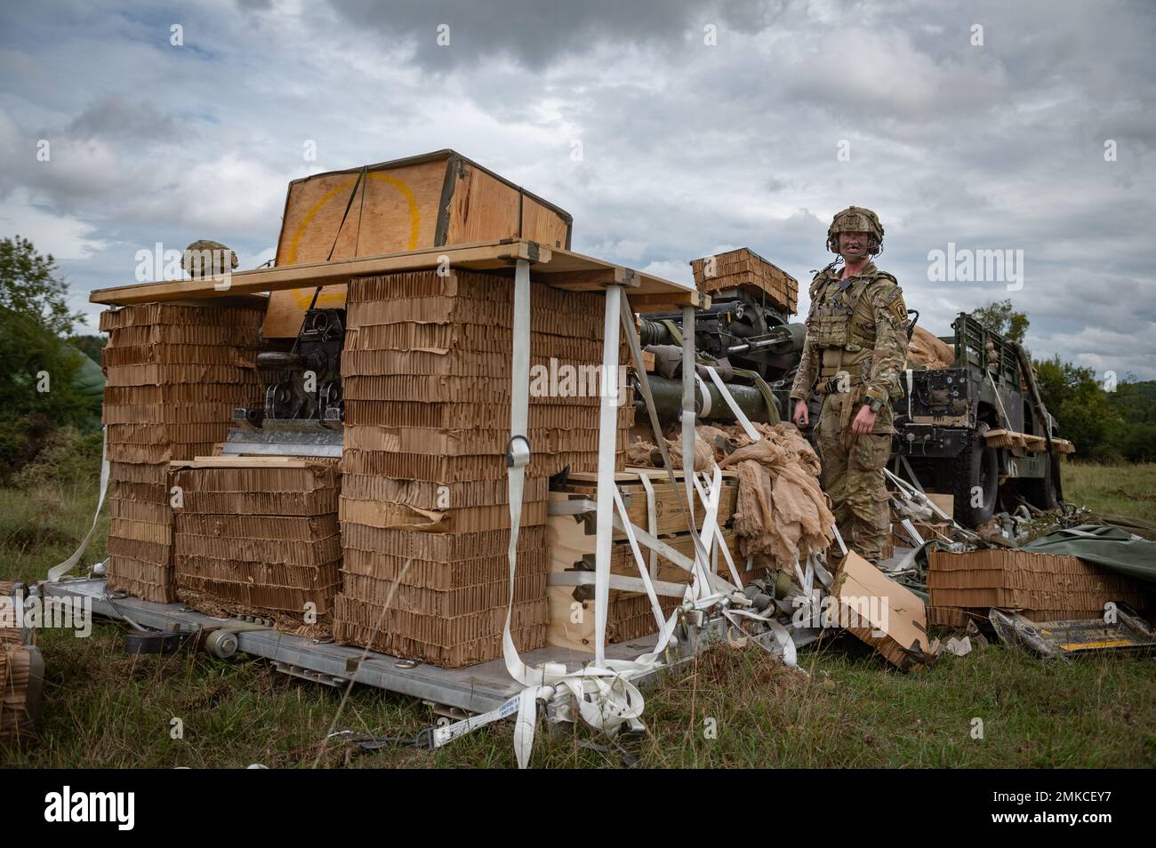U.S. Army Specialist Jacob Luce, assigned to the 173rd Infantry Brigade ...
