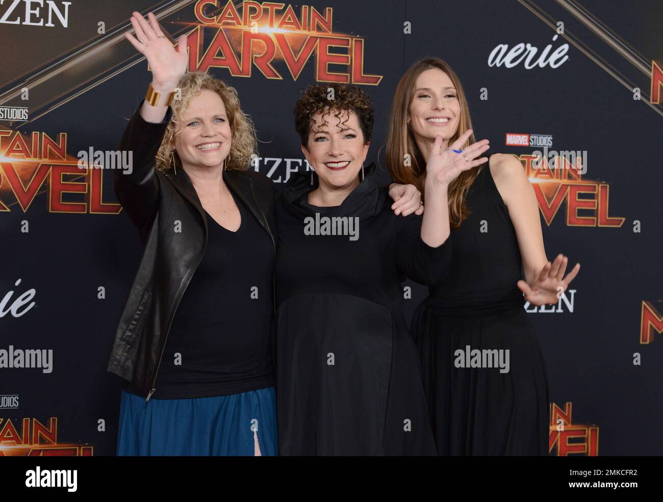 Writers Meg LeFauve, from left, Nicole Perlman and Geneva Robertson ...