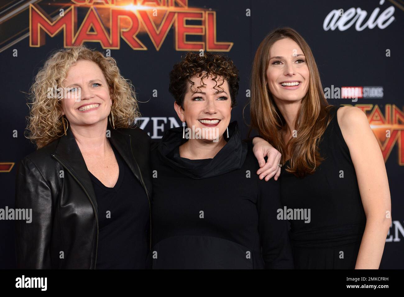 Writers Meg LeFauve, from left, Nicole Perlman and Geneva Robertson ...