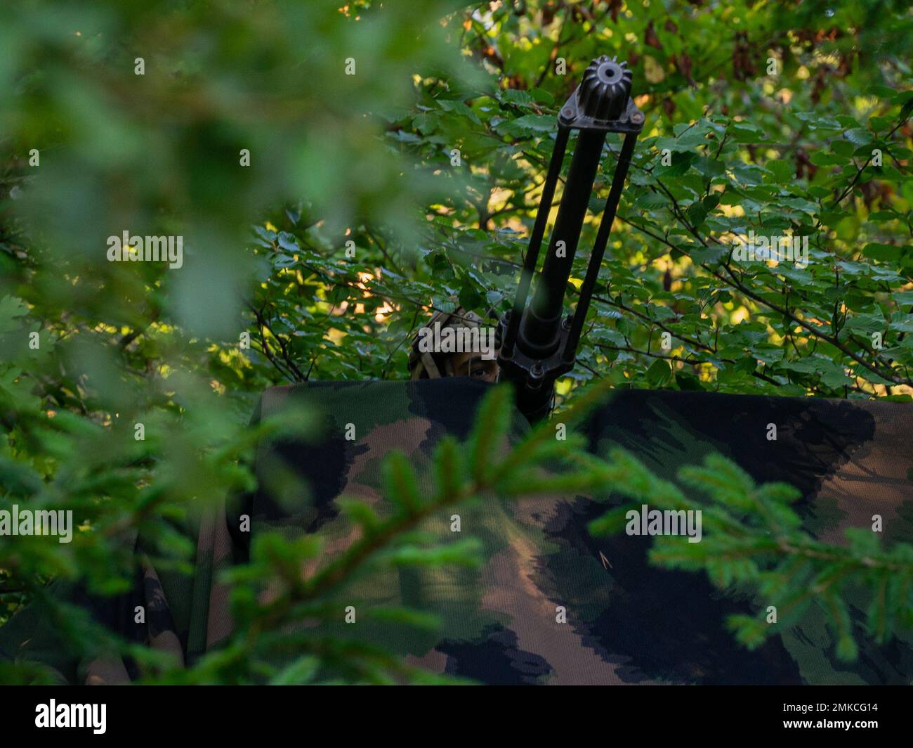 A U.S. Army paratrooper assigned to the 173rd Airborne Brigade Brigade ...