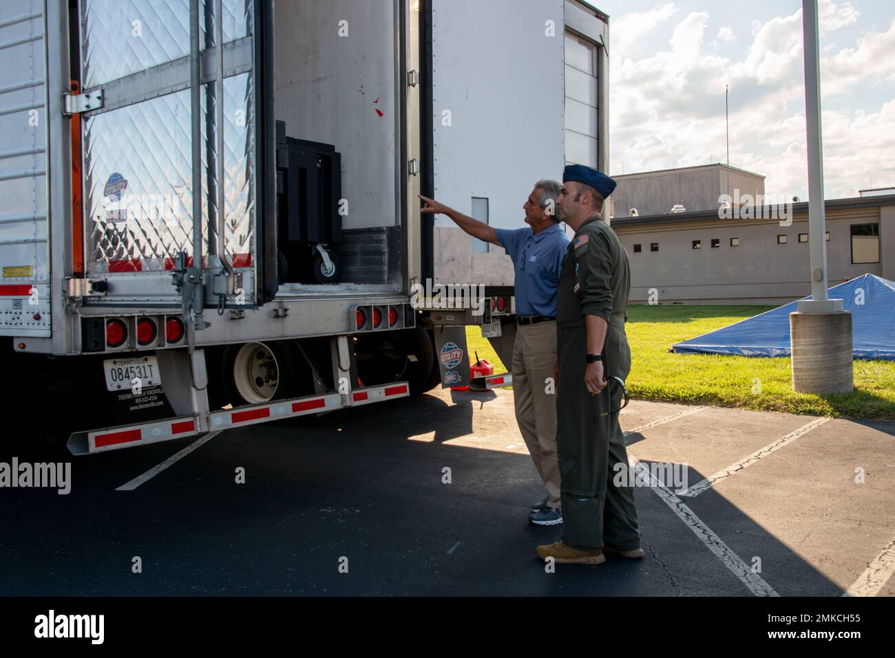 Master Sgt. Nicholas Pierre, one of the ground show coordinators of the ...
